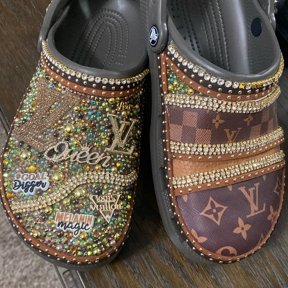 CROCS | Shoes | Designer Inspired Blingd Crocs | Poshmark